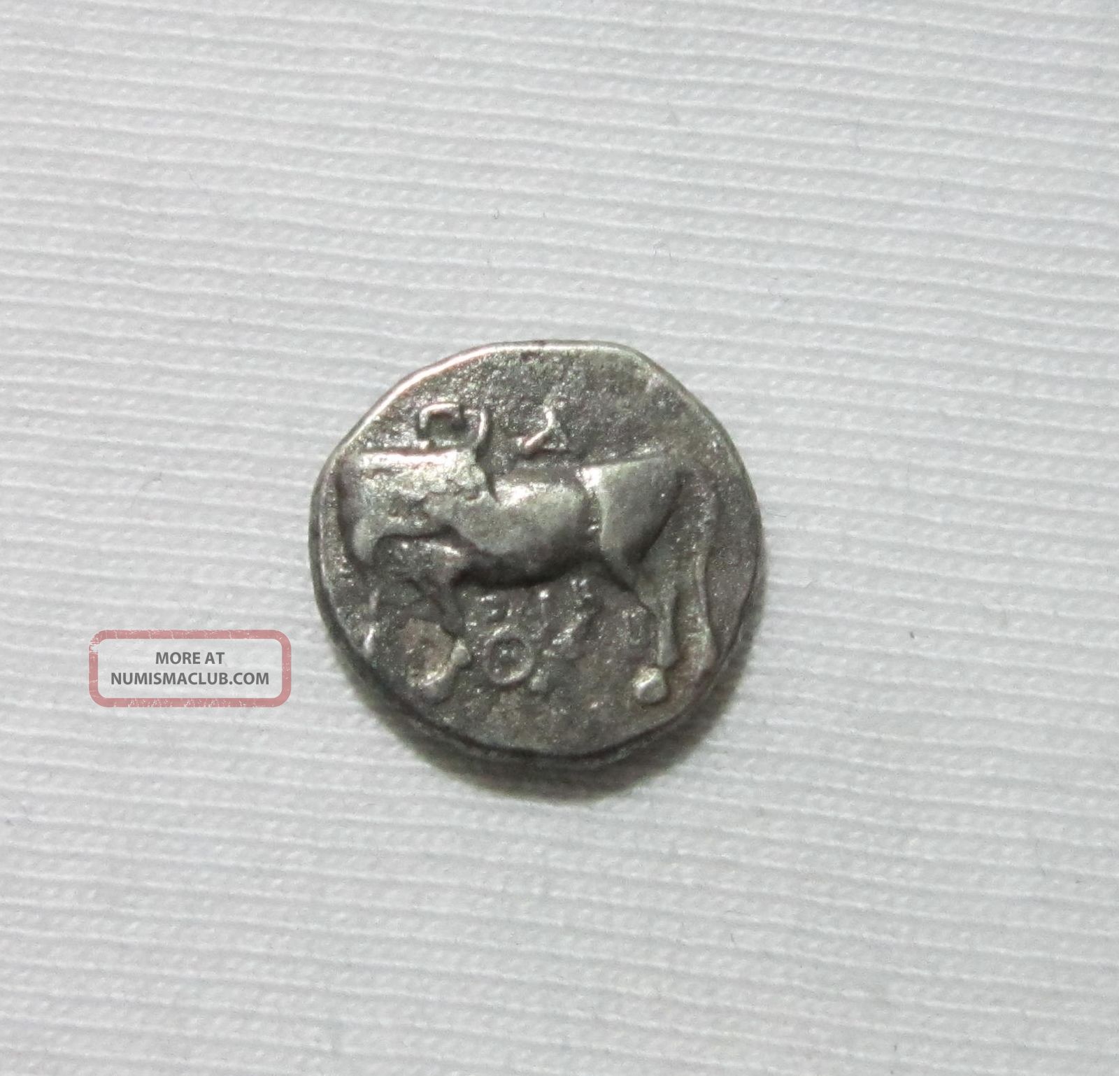 Mysia, Parion. Silver Hemidrachm, 350 - 300 Bc. Bull/ Gorgoneion.