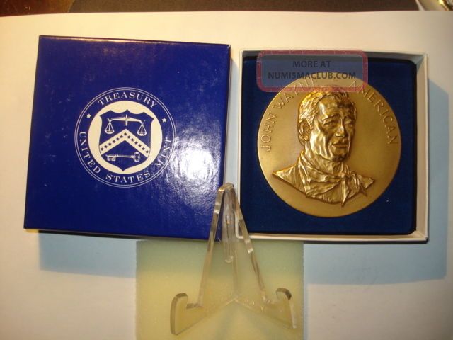 U. S. Medal No. 666 John Wayne 3 " Bronze
