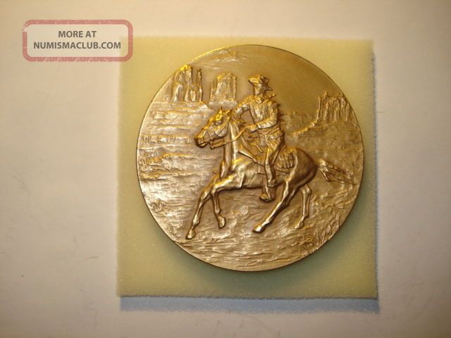 U. S. Medal No. 666 John Wayne 3 " Bronze