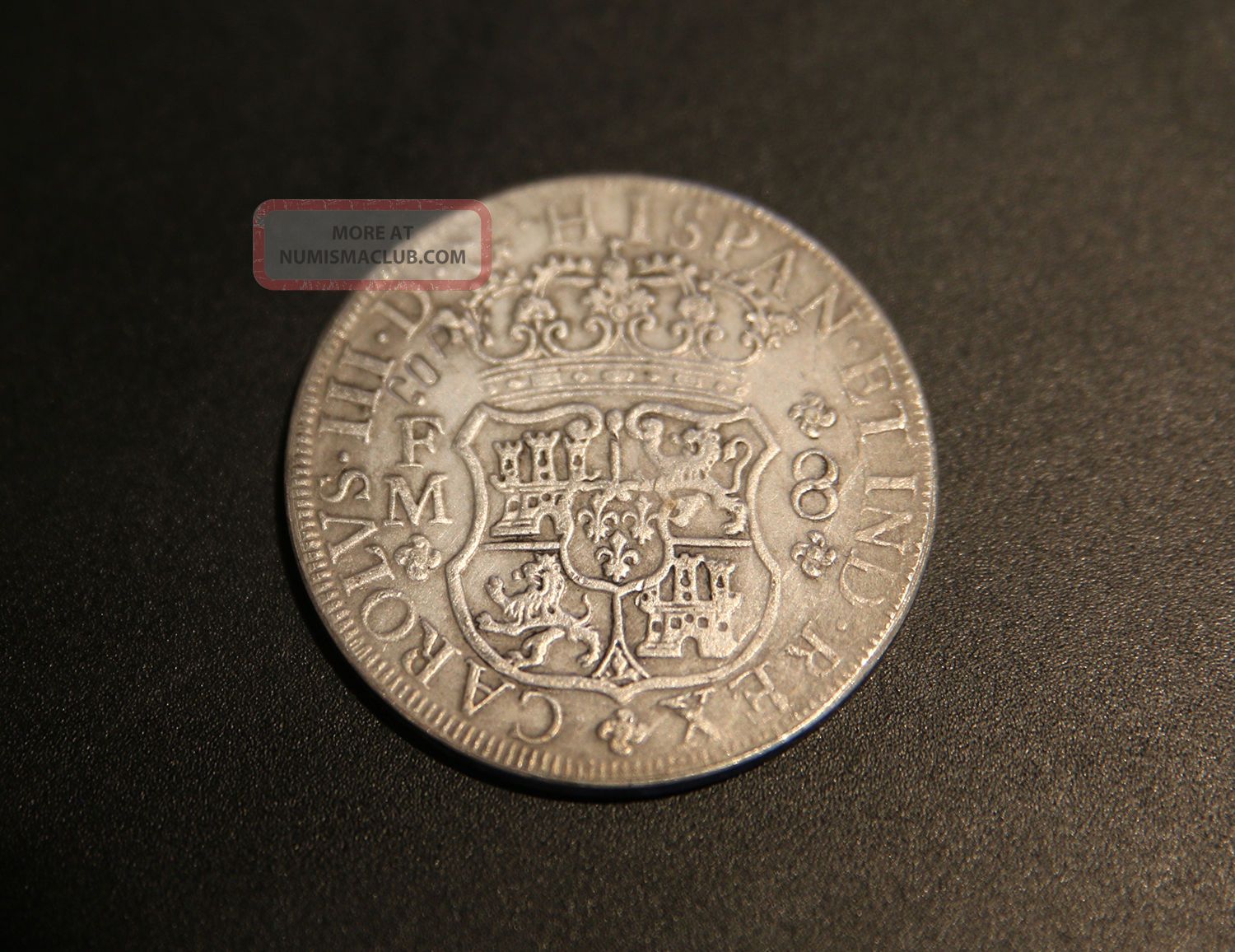 1771 Fm Silver 8 Reales Carolus Iii Spanish Colonial Dollar. Repro ...