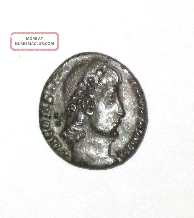 Constantius Ii As Augustus—ancient Roman Coin—2 Soldiers 1 Standard—c ...