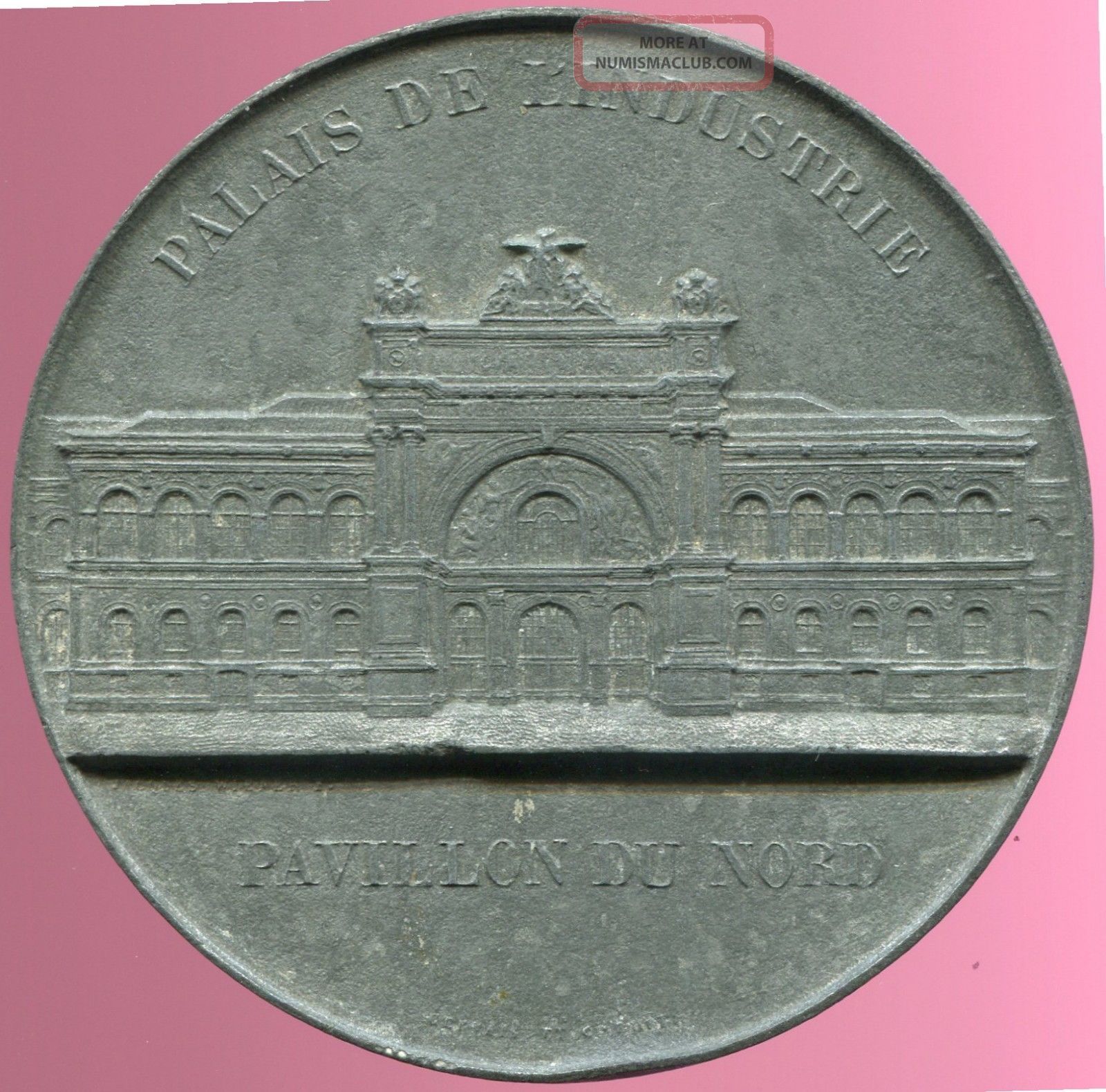 France Exposition Universelle De Paris Large Medal 1855 By Jacques ...