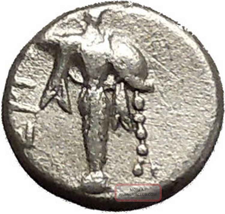 Pergamon In Mysia 330bc Hercules Athena Ancient Silver Greek Coin I53974