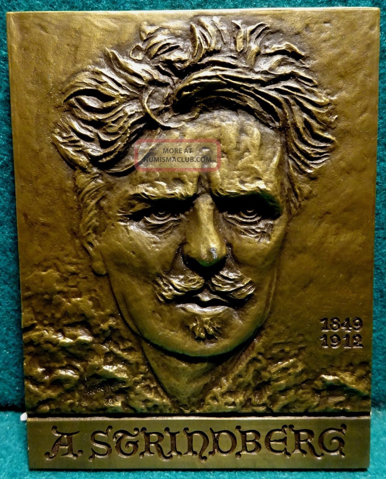 Swedish Playwriter Novelist Painter August Strindberg 83x109m 1973 ...