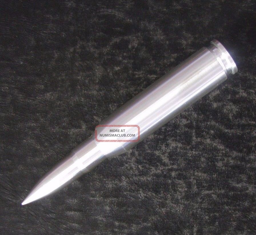 Ten (10) Troy Ounce 999 Fine Solid Silver 50 Cal Bullet