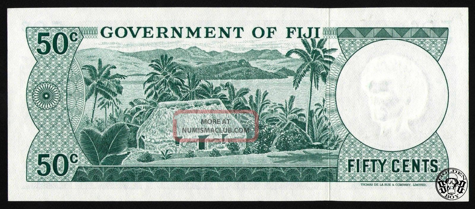 Fiji: 50 Cents 1971 (p - 64b) Qeii. Unc
