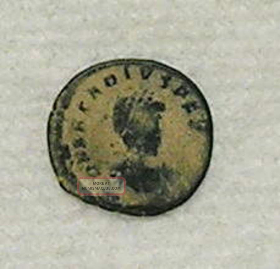 Arcadius; Ae - 3; Ancient Roman Coin With Chi Ro Symbol