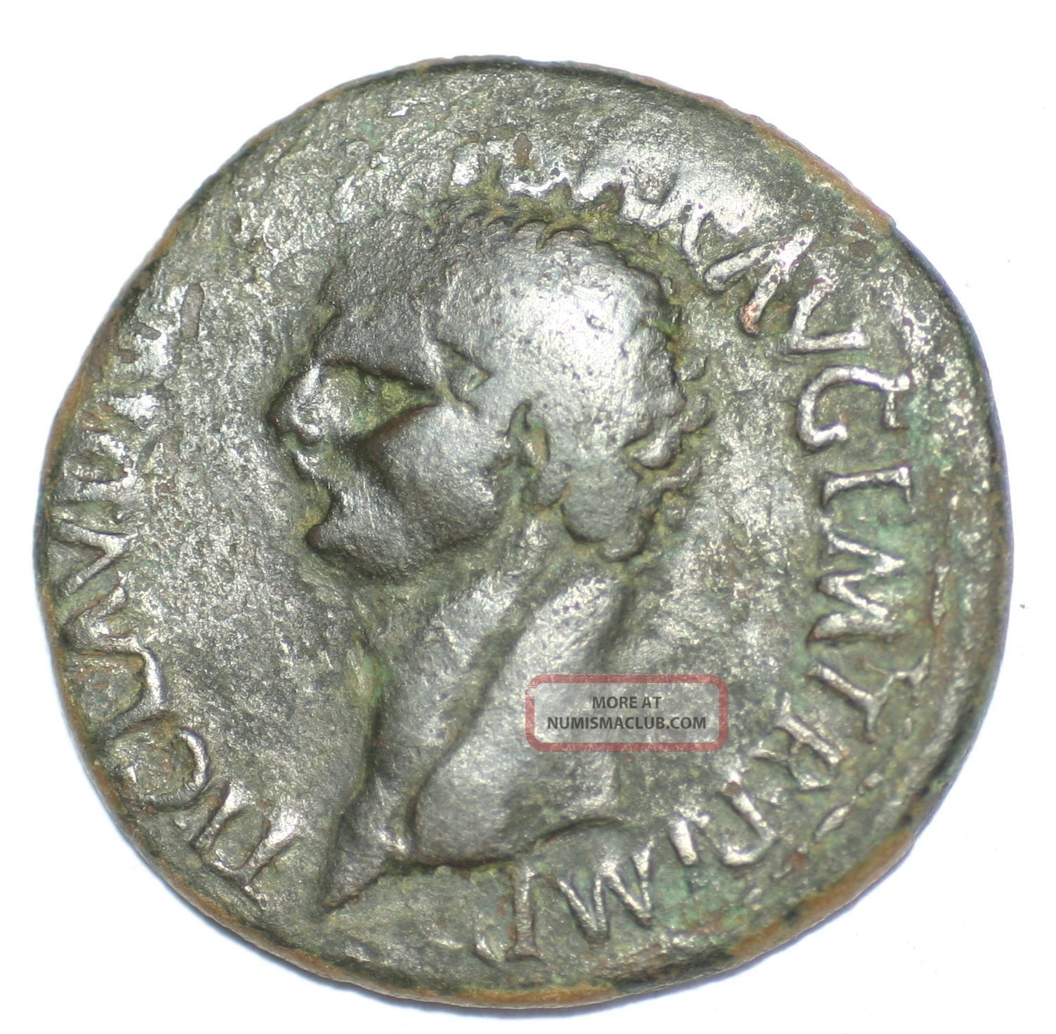 Roman Brozne Coin As Claudius Minerva Sc Rome Ae28