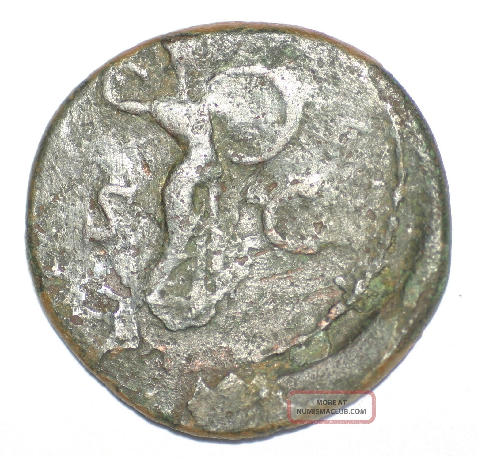 Roman Brozne Coin As Claudius Minerva Sc Rome Ae28