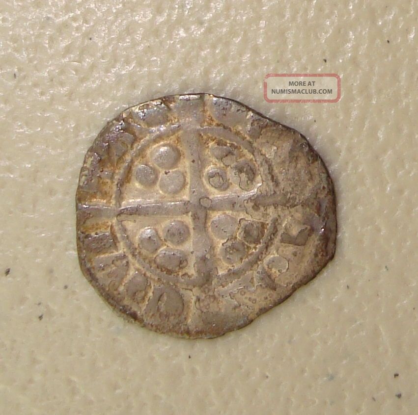 1307 - 27 Edward Ii Hammered Silver Penny, London Vg