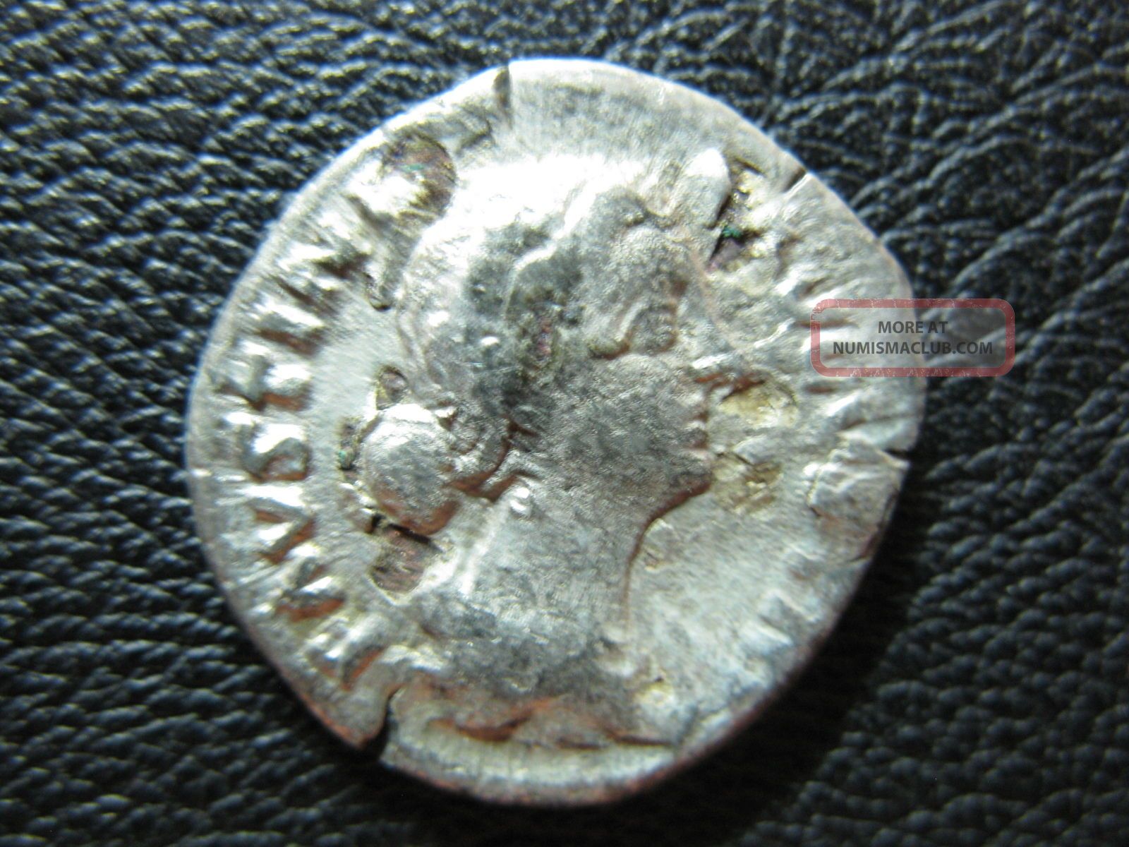 Silver Denarius Of Faustina The Younger 161 - 175 Ad