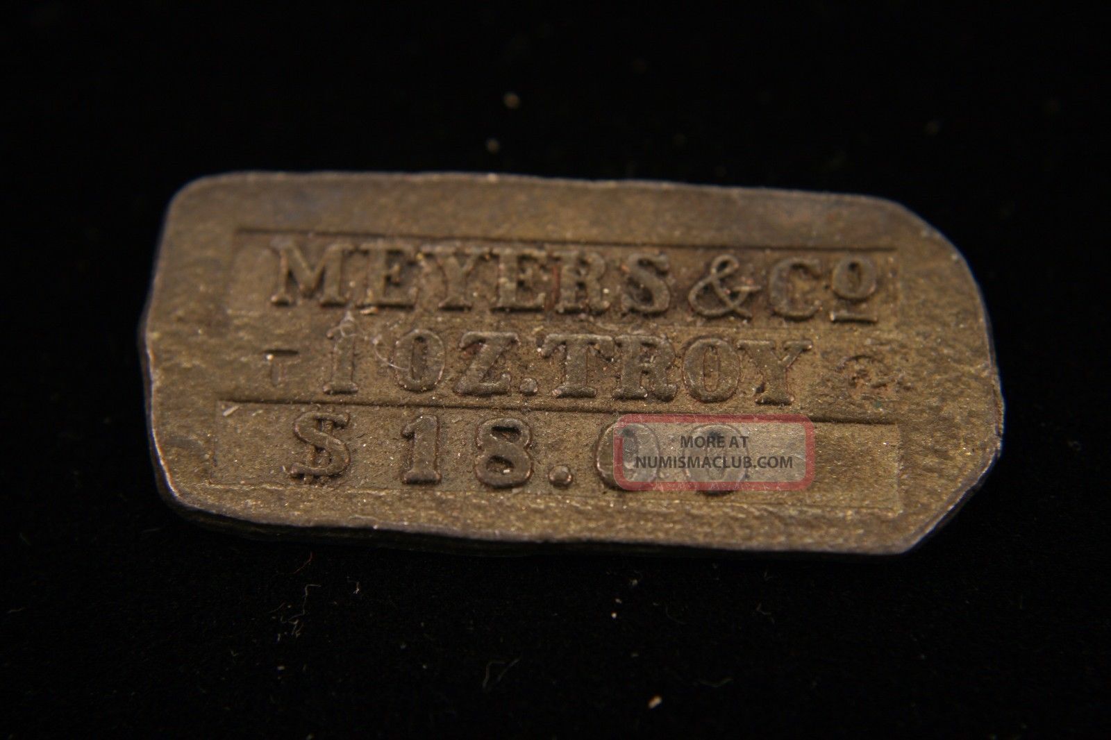 Meyers Co 1 Oz Troy 18 U S Standard Warranted