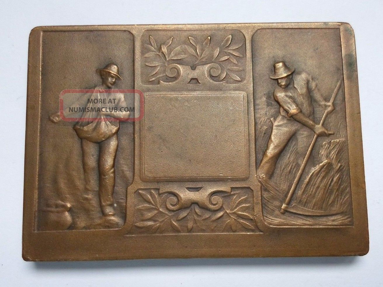 Sower & Reaper French Agriculture Prize Bronze Medal