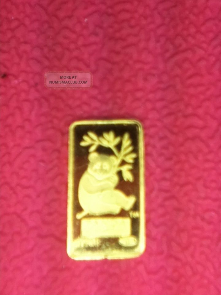 1 Gram Gold Bar. 9999 Fine Credit Suisse Panda Mini - Gram