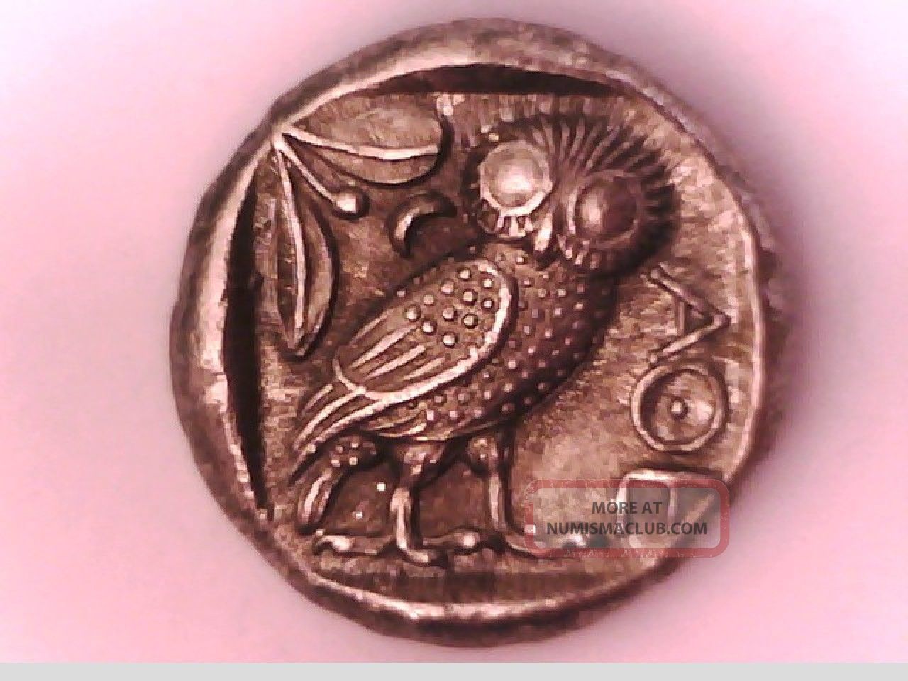 Greek Attica Athens Tetradrachm Athena/owl Museum Quality Coin With Owl ...