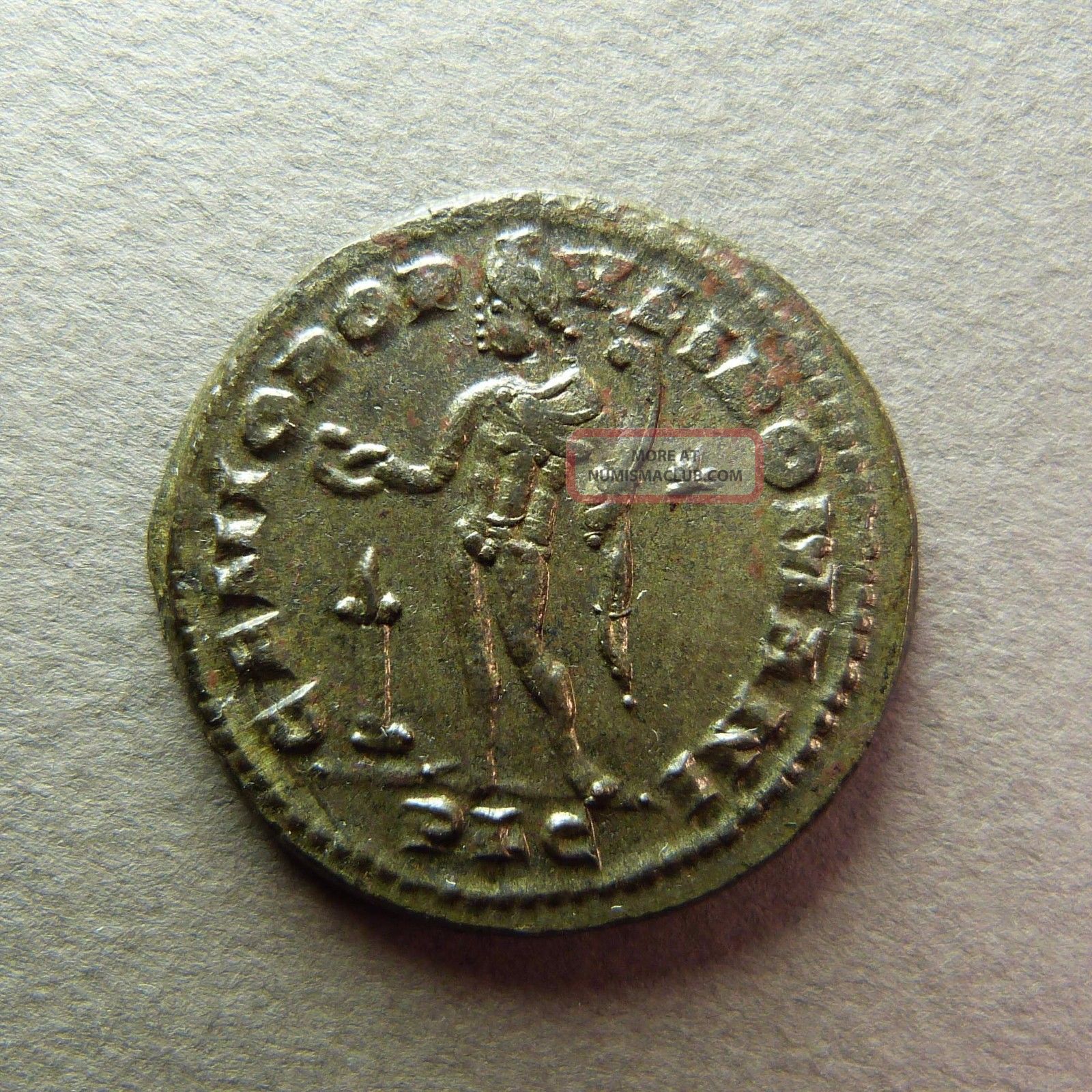 Galerius - Follis " Genio Popvli Romani " Lyon 303 - 305 Ac Ric 180 ...