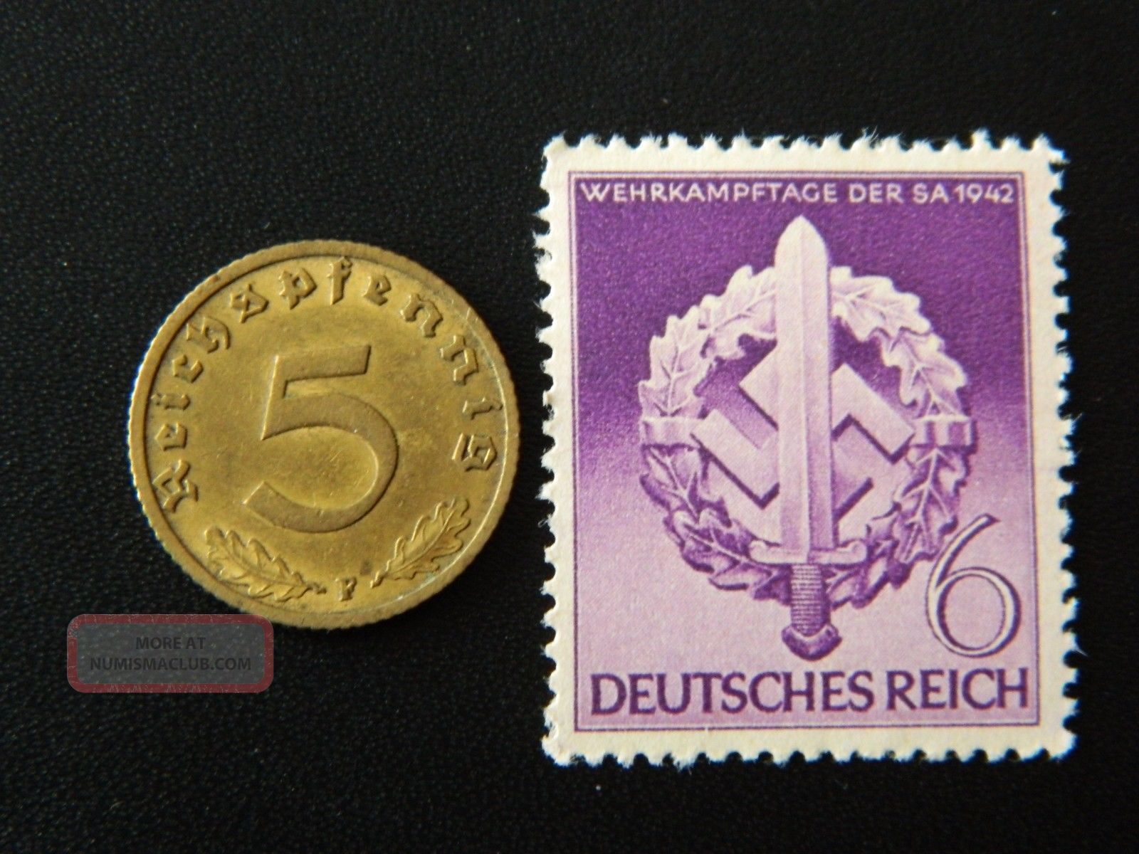5 Reichspfennig 1937f Nazi Germany Coin With Swastika - Km 91 - (4556)