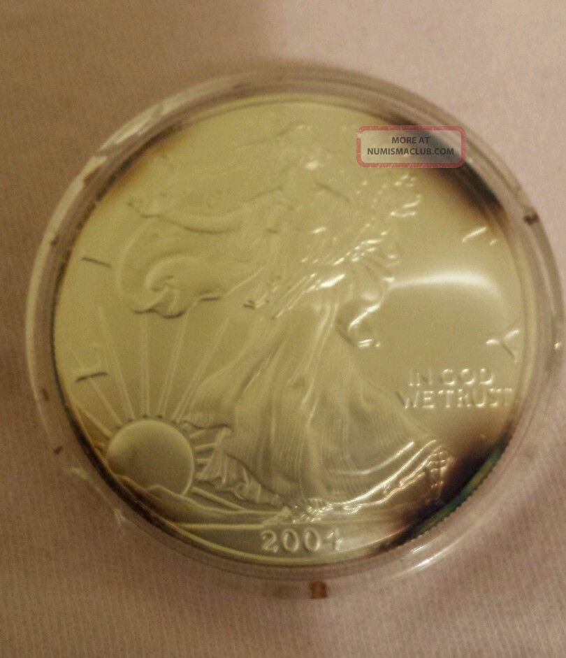 2004 Silver Eagle Dollar, 1oz Fine Silver $1 Coin