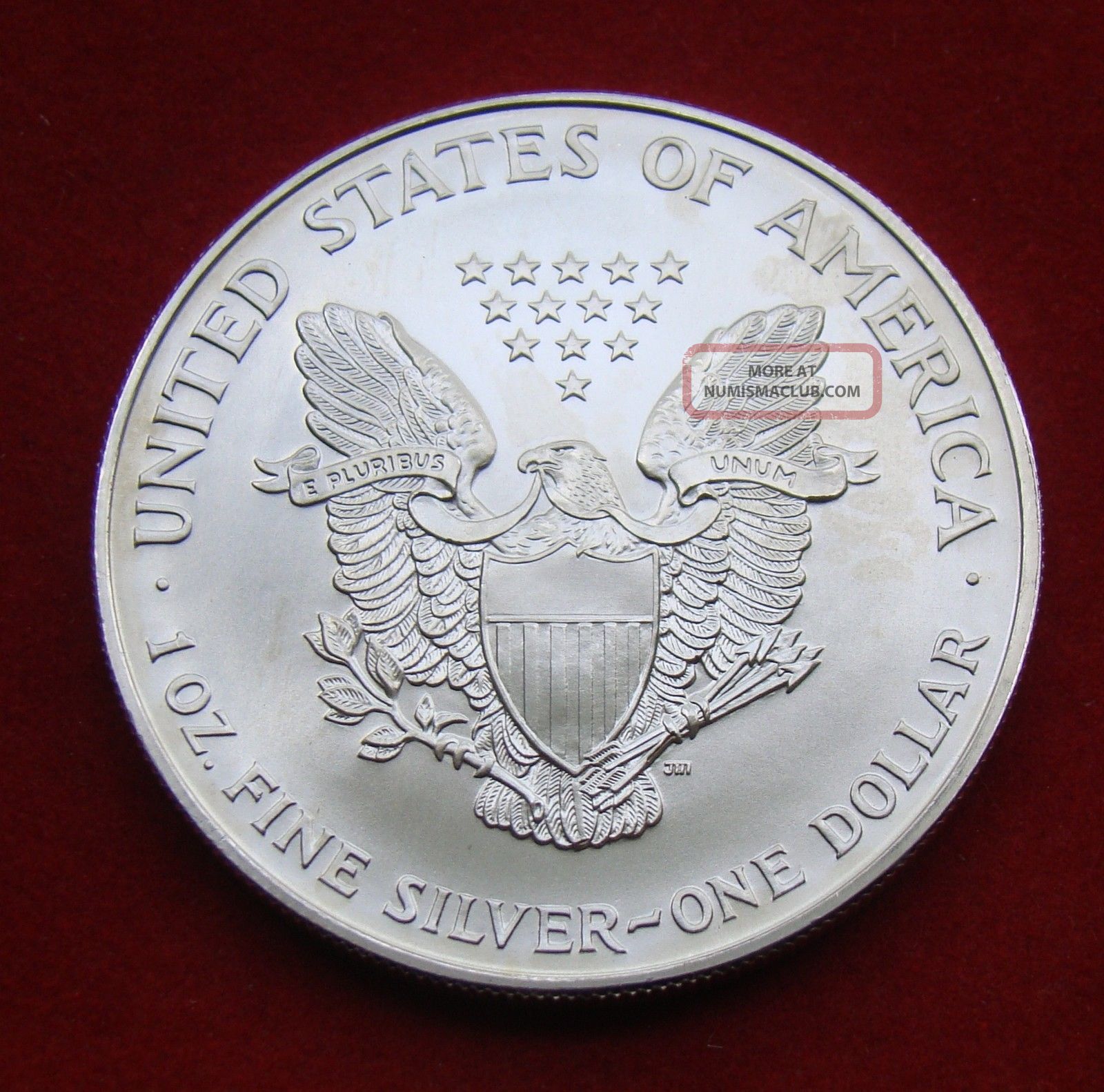 1995 Silver Dollar Coin 1 Troy Oz American Eagle Walking Liberty Fine. 999