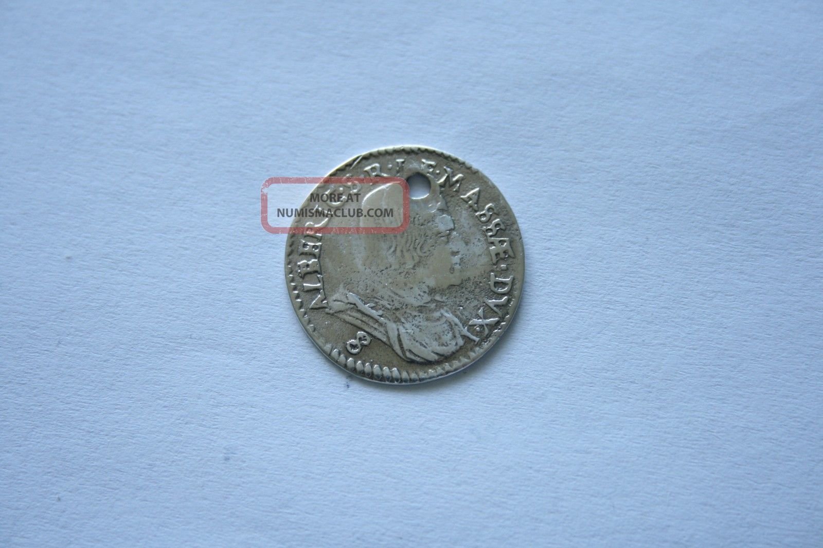 Medieval Italy Silver Coin Massa Alberico Ii 8 Bolognini (luigino) 1664