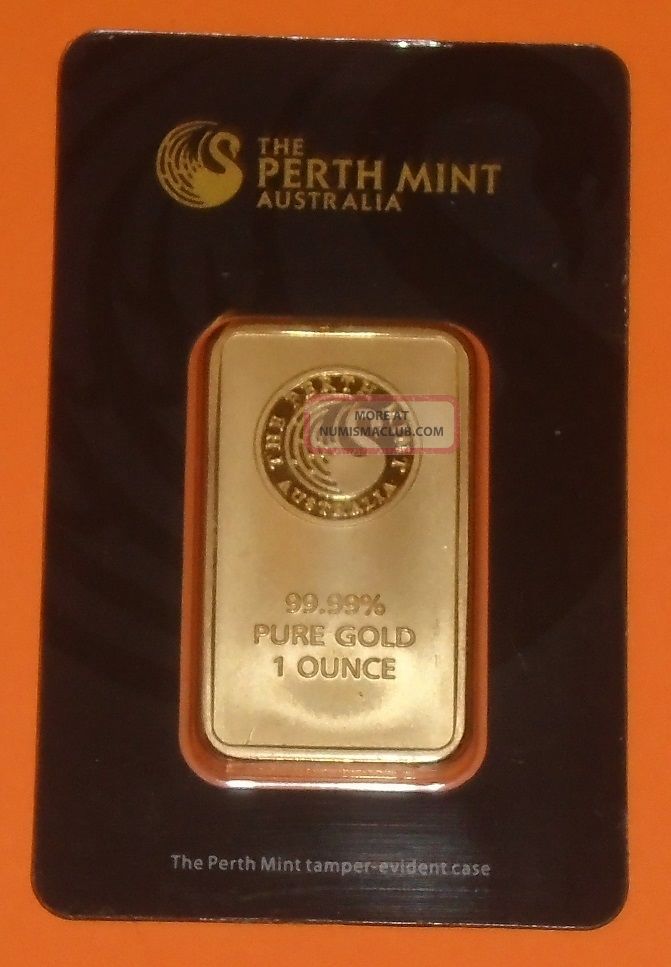 Perth 1 Oz 24 Karat Gold Bar Perth 1 Oz 24 Karat Gold Bar
