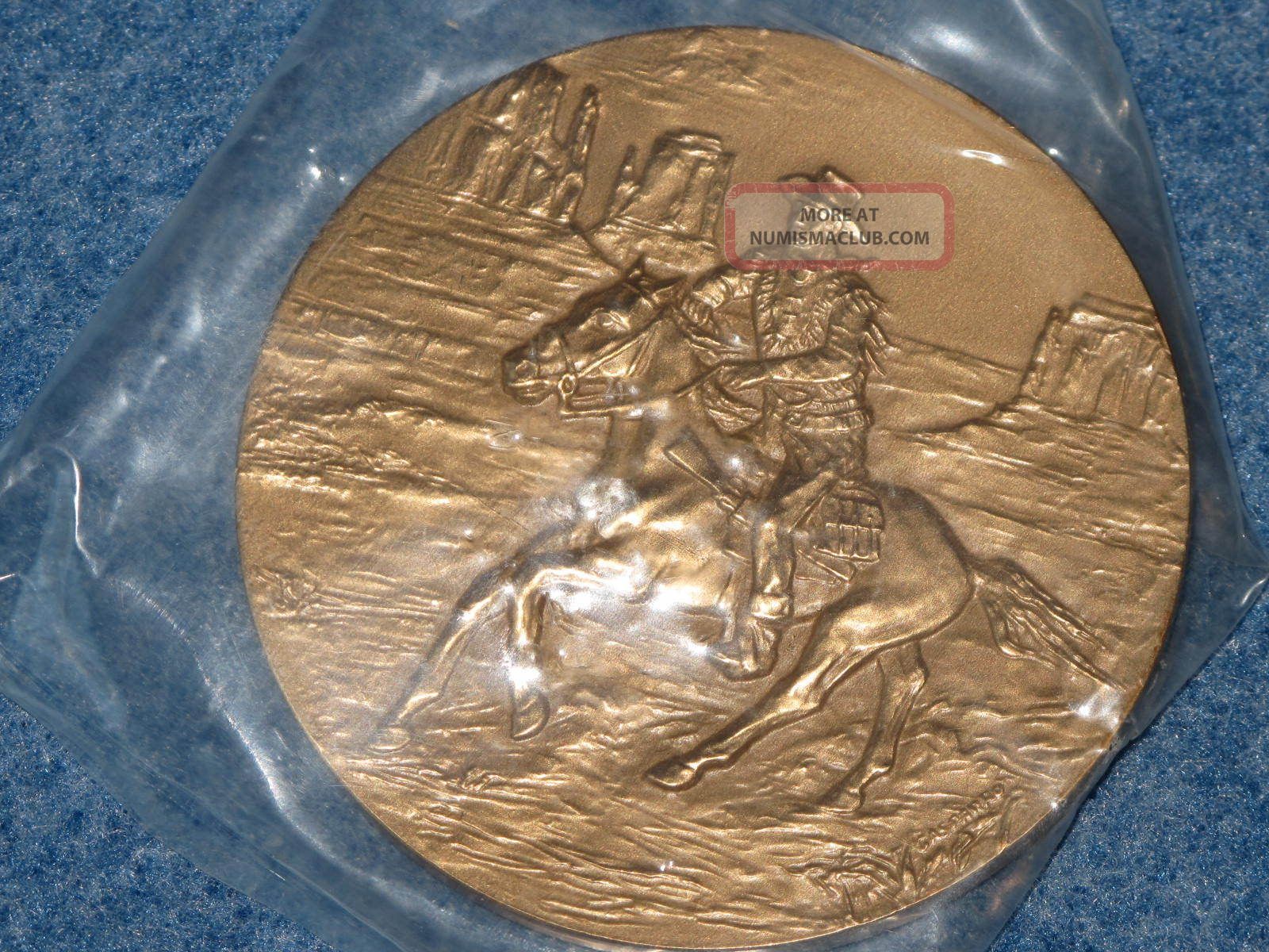 1979 John Wayne American Bronze Art Medal Us Frank Gasparro E0143