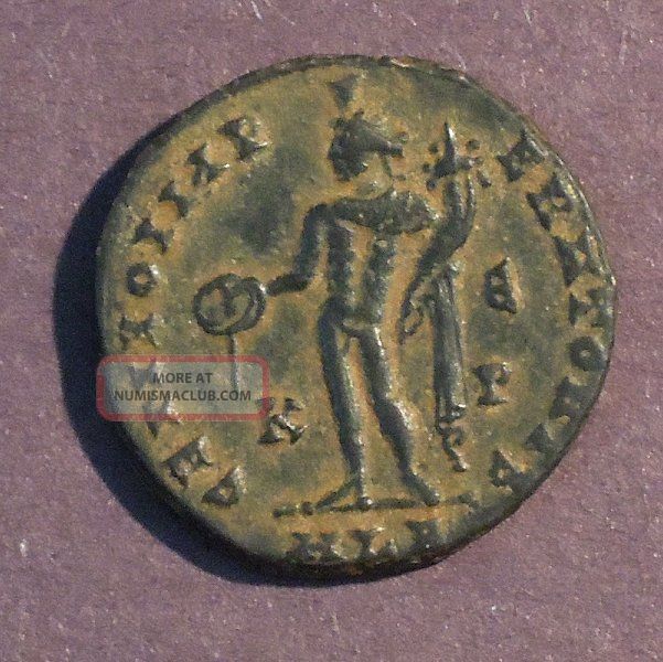 Galerius Follis Ancient Roman Bronze Coin - Alexandria