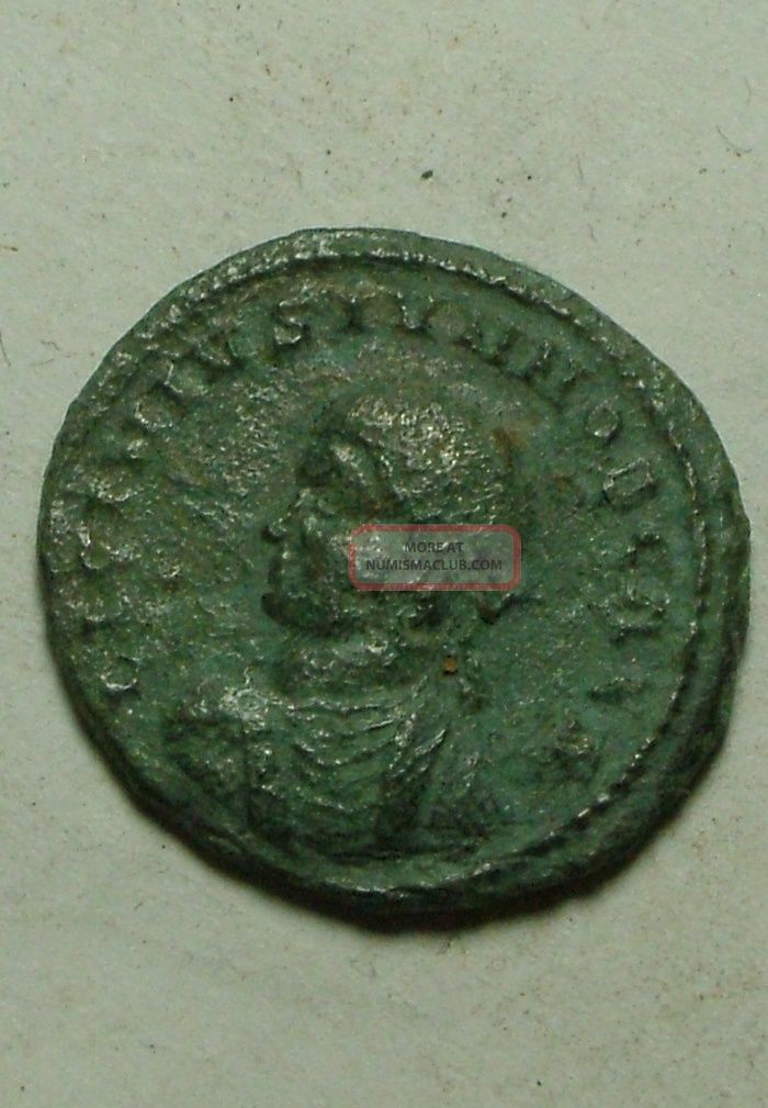 Licinius Ii/rare Ancient Roman Coin/laurel Wreath Vows V Thessalonica/vf