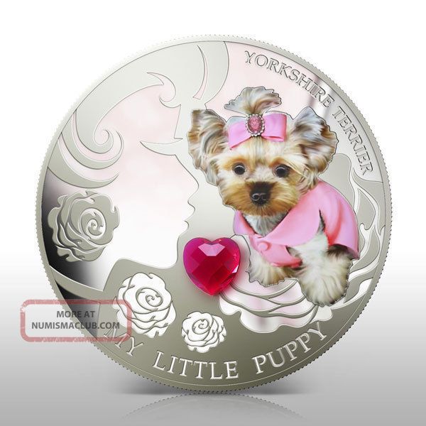 Fiji 2013 2$ Dogs & Cats - My Little Puppy Yorkshire Terrier Proof ...