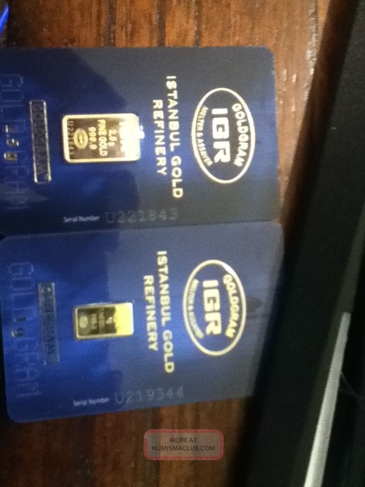 9. 5 G Gram 999. 9 24k Istanbul Gold Refinery Bar Igr All Real Gold