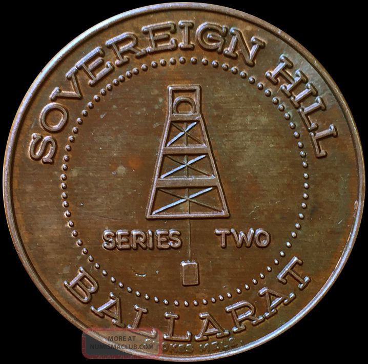 Australia: - Sovereign Hill Souvenir Trade Token Medallion, Undated ...
