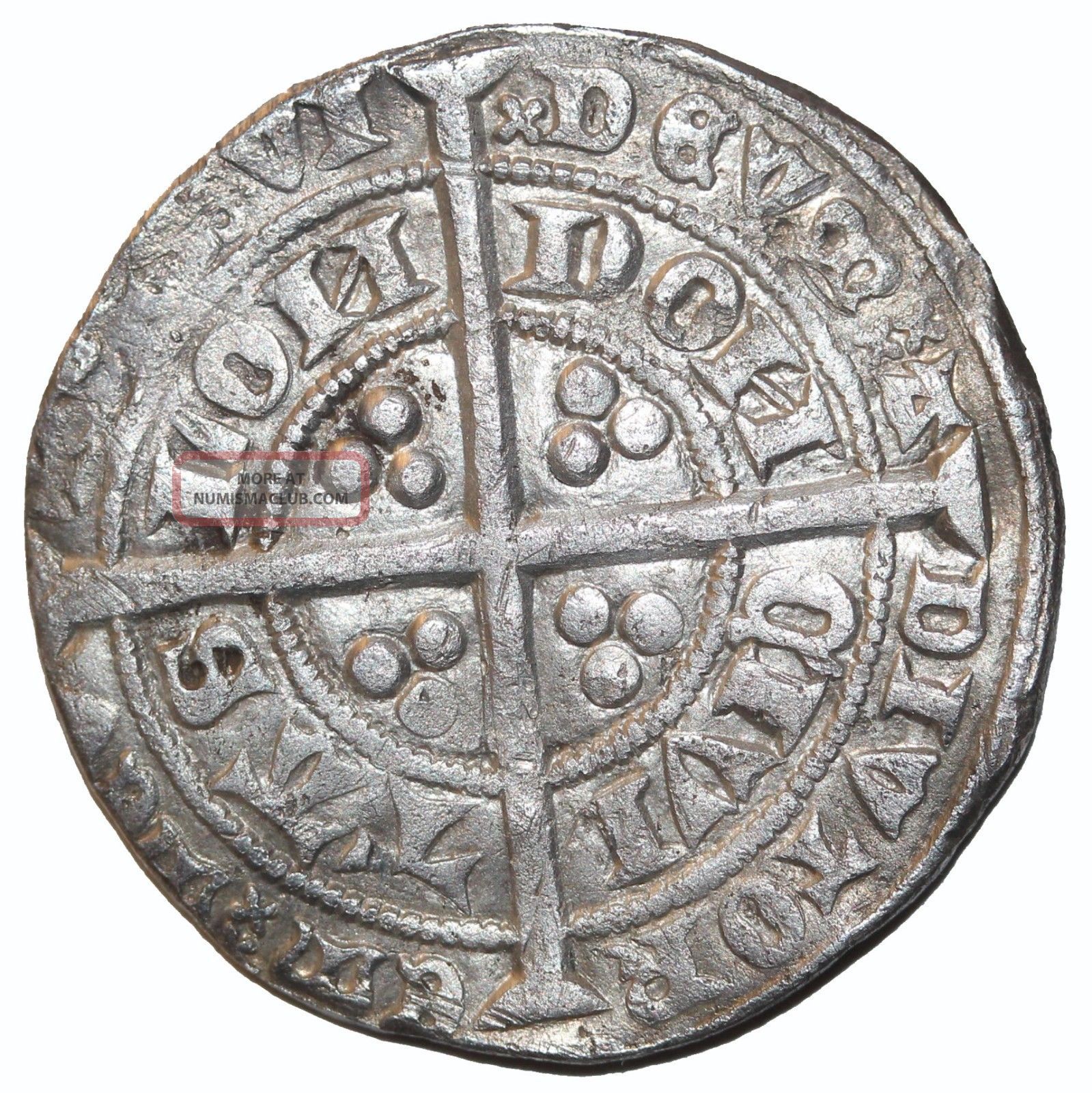 Medieval Edward Iii 1327 - 1377 Ad London England Ar Silver Groat